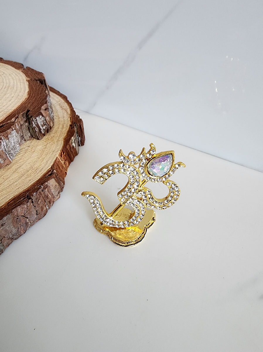 Small Gold Aum Sign – The Guru's Hut
