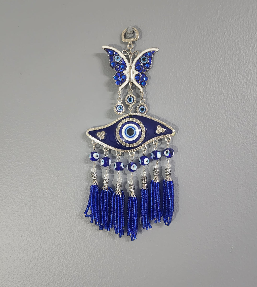 Evil Eye Butterfly Hanging Ornament – The Guru's Hut