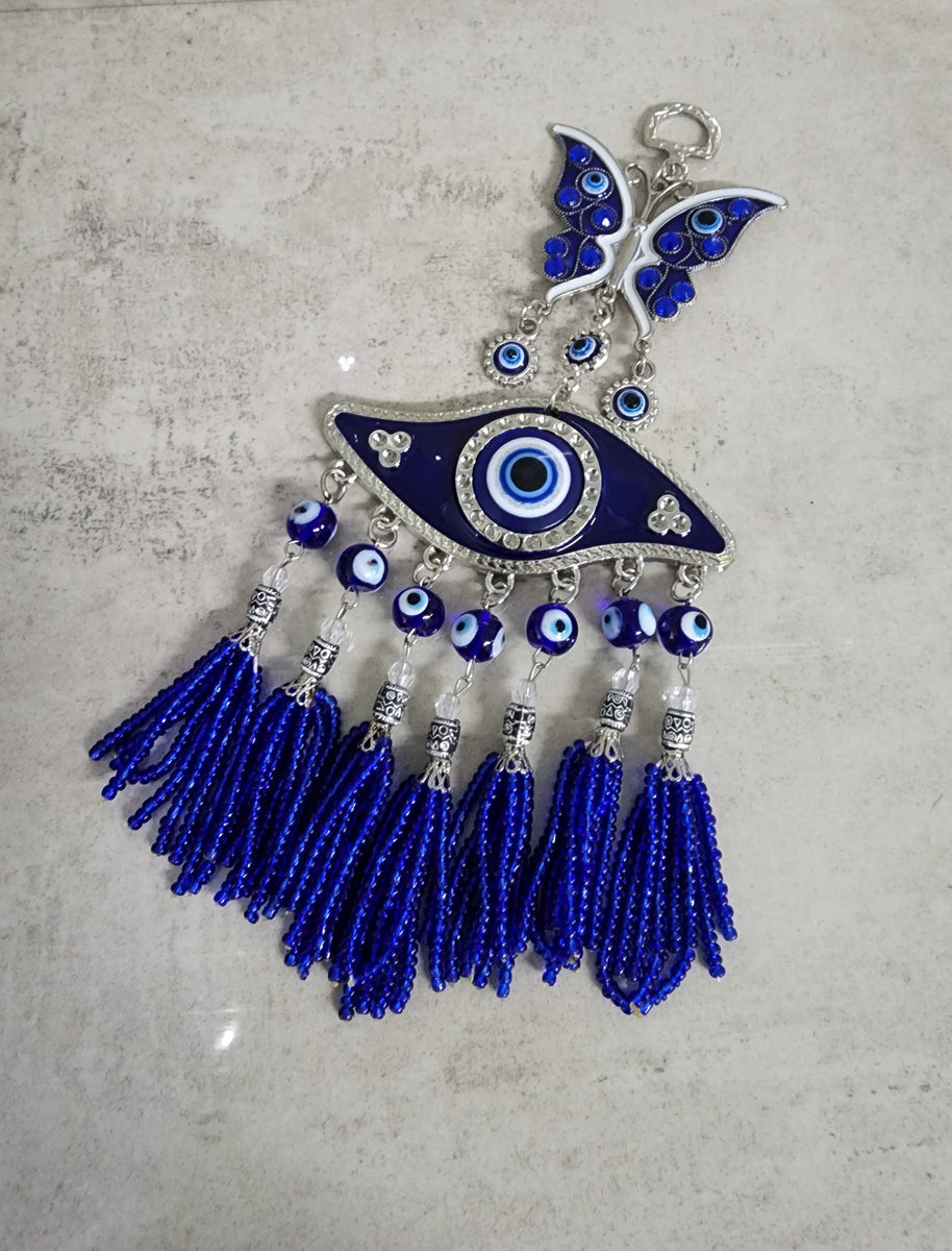 Evil Eye Butterfly Hanging Ornament – The Guru's Hut