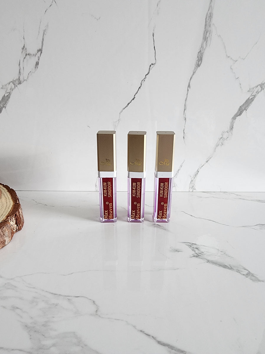 Max Heaven Maroon Liquid Sindhoor with Brush – The Guru's Hut