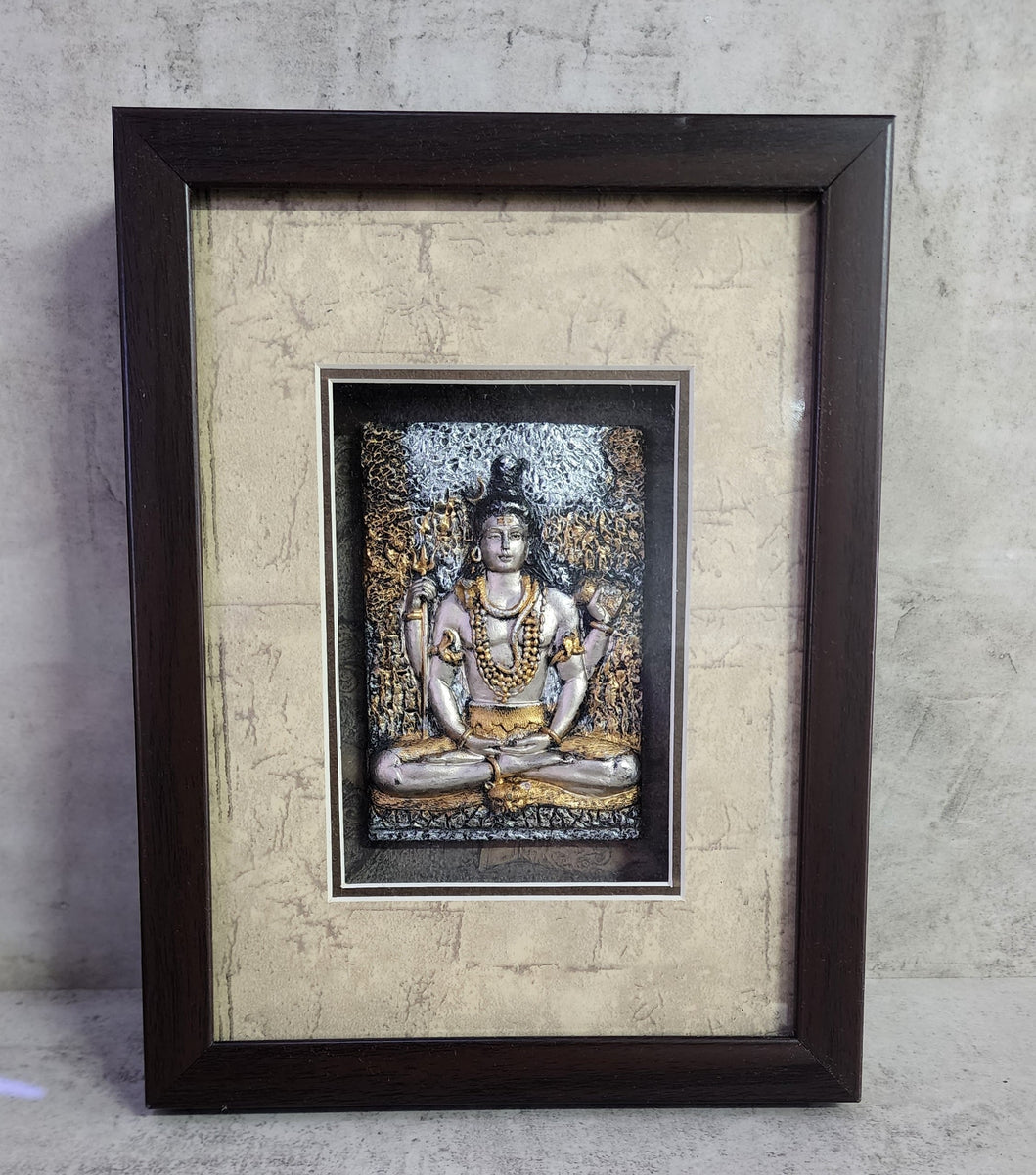 Shiva Wooden Frame – The Guru's Hut