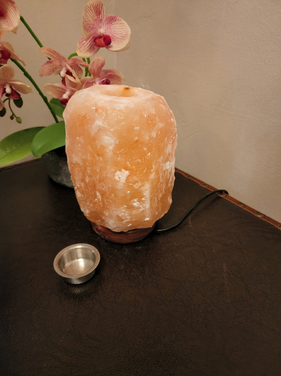 Pink Himalayan Crystal Salt Oil Burner (2-3 kg) – The Guru's Hut